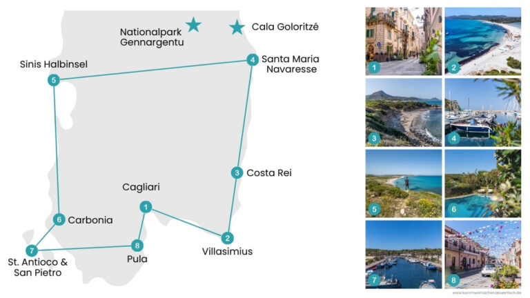Sardinien Rundreise 10 Tage